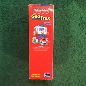 Fisher-Price | Toys | Nwt Fisherprice Geotrax Beamtown Fire Station ...